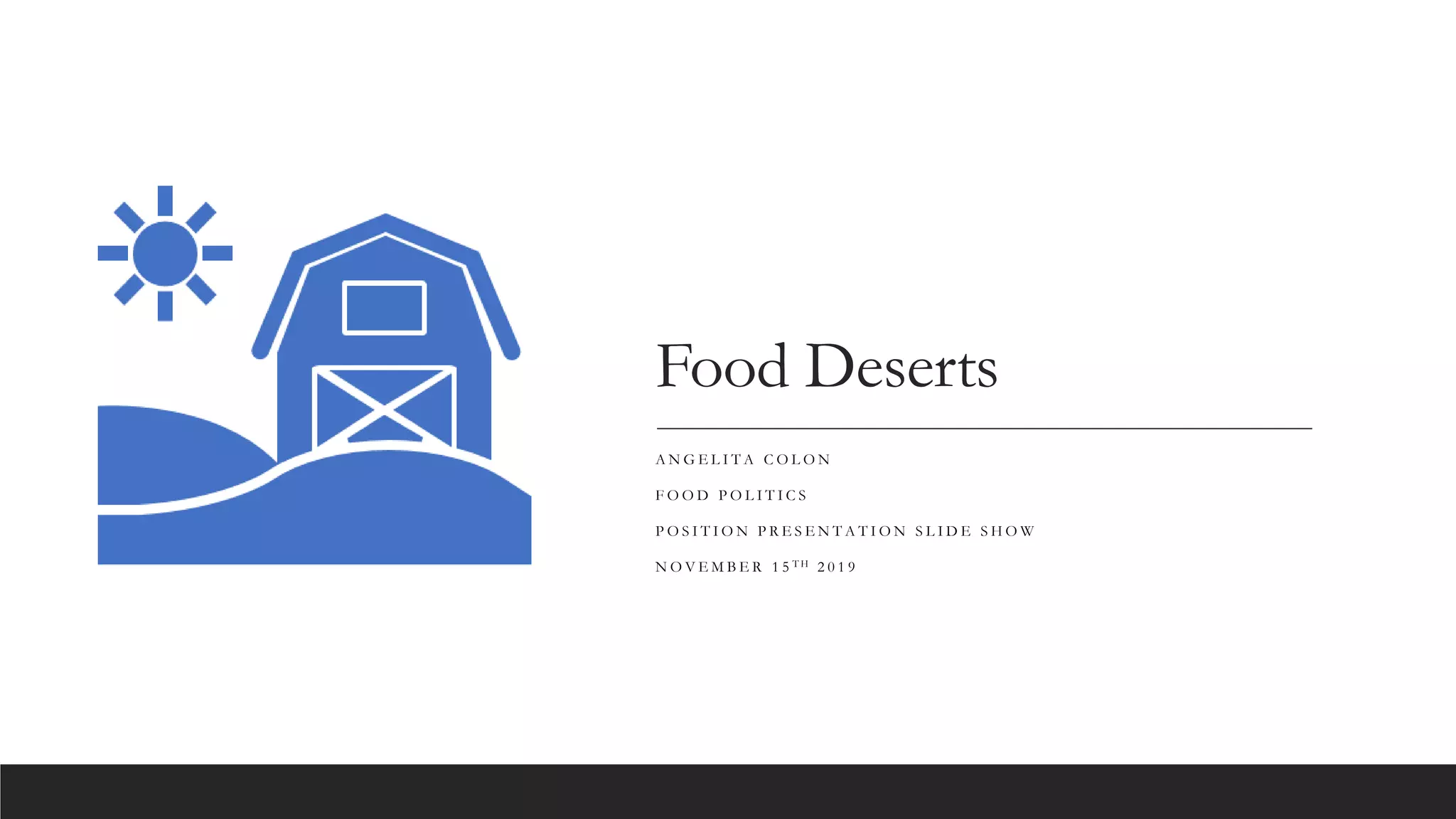 Food Deserts in Rural and Urban Low-income populations | PPTX | Grocery ...