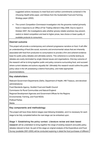 Food proposal short | PDF