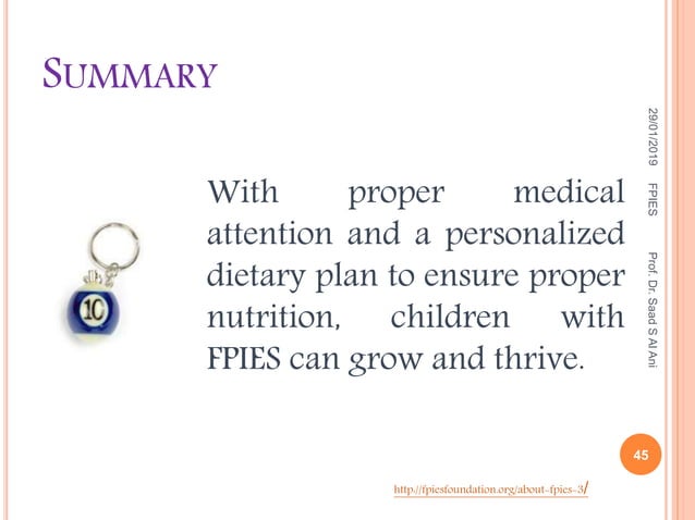 Food protein induced enterocolitis syndrome (FPIES) | PPTX | Digestive ...