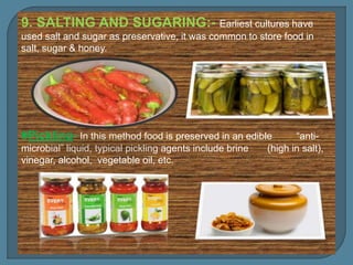 Food prsrvtn ppt | PPTX