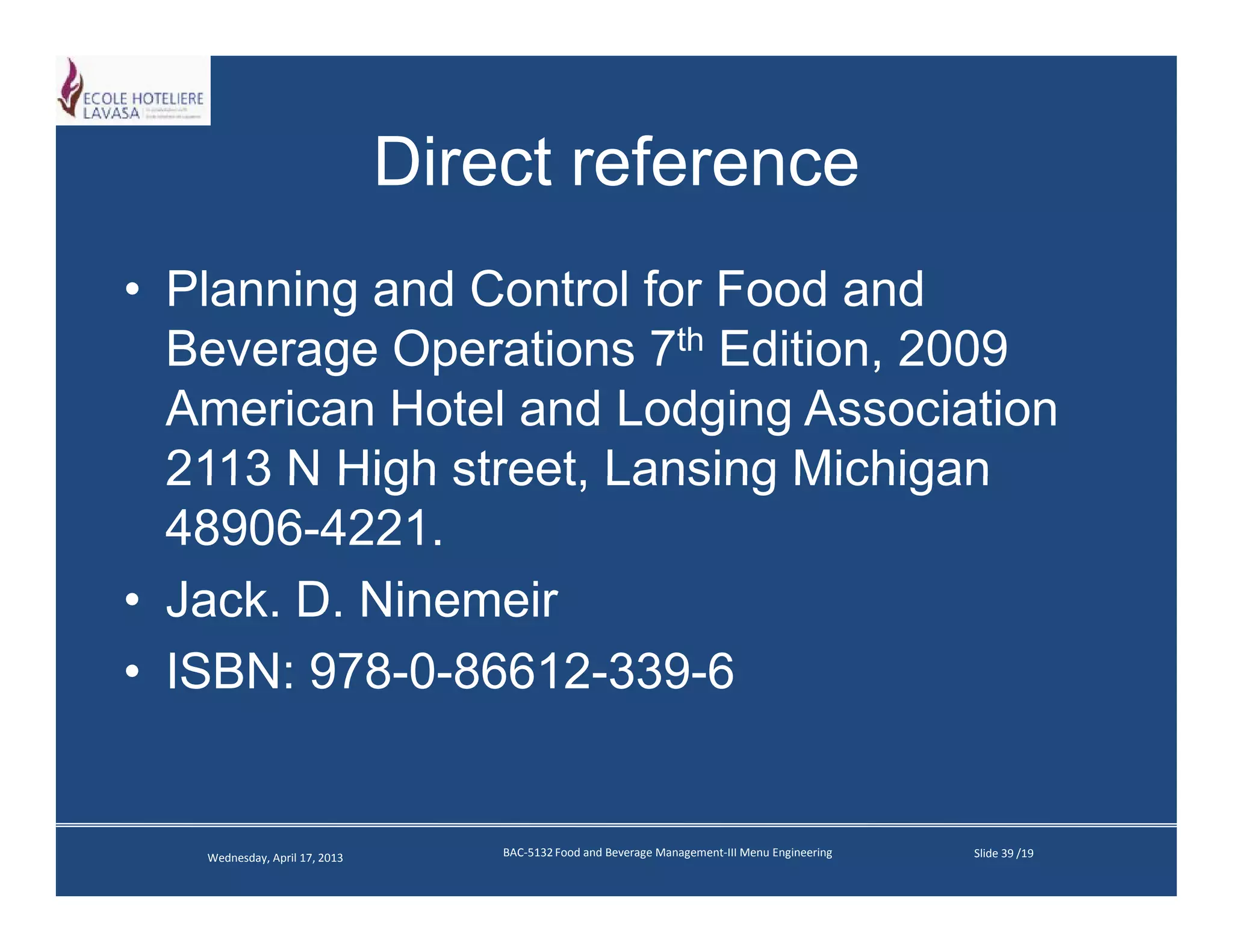 Food purchasing control | PDF