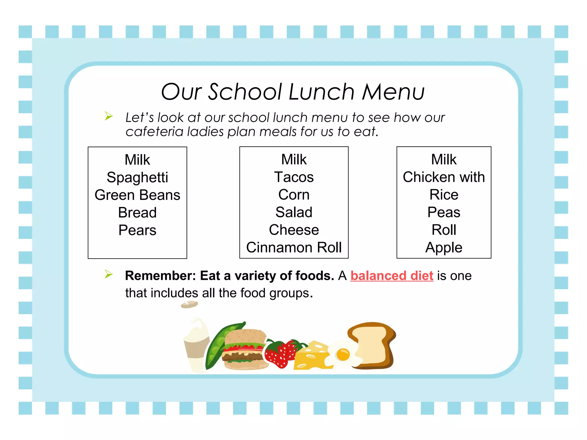 Food pyramid presentation | PPT