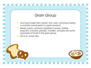 Food pyramid presentation | PPT