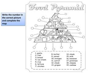 Food pyramid(piramide alimenticia) | PPTX