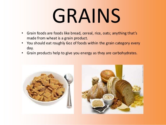 Food pyramid presentation