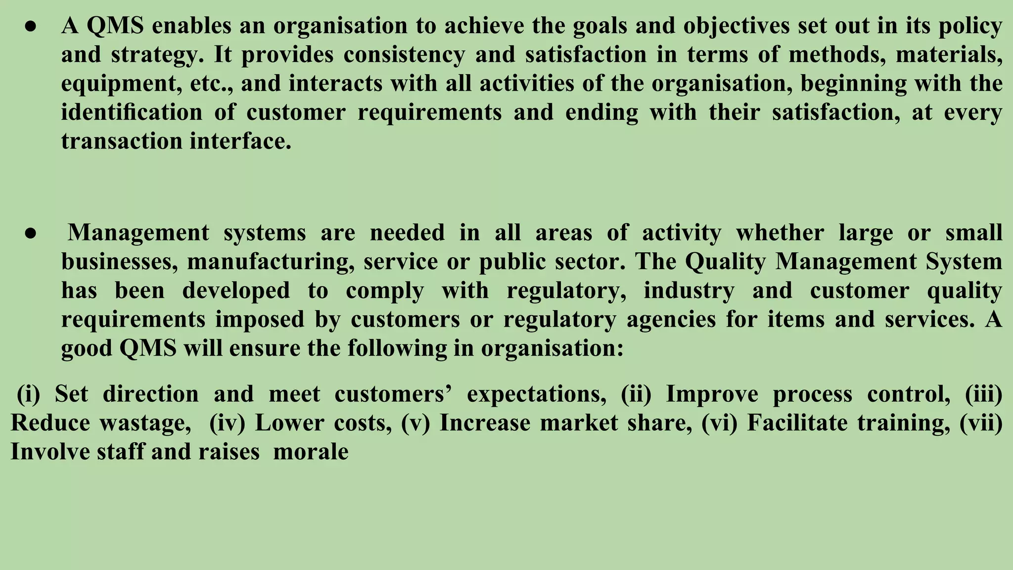 Concept of Quality Management | PPTX