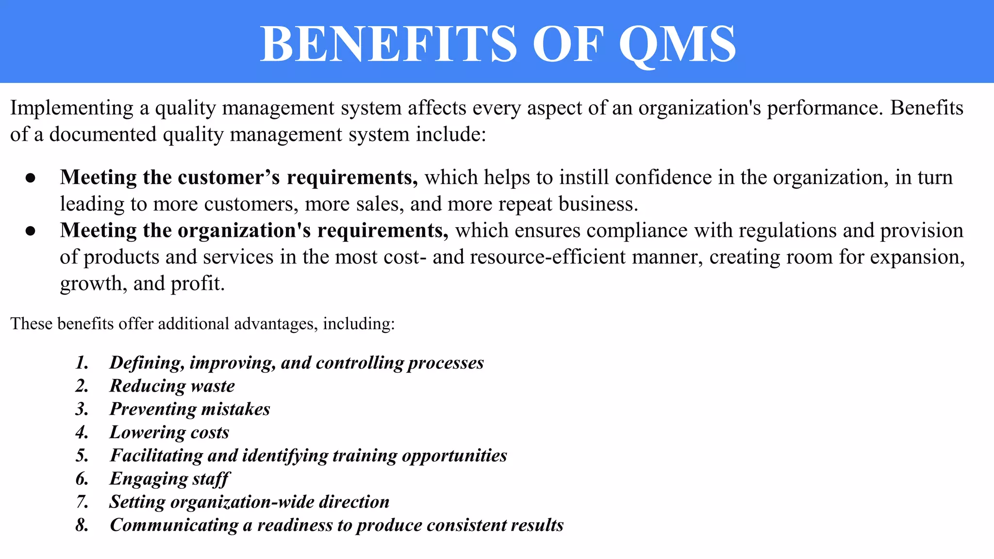 Concept of Quality Management | PPTX