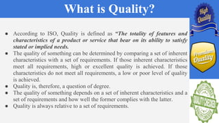 Concept of Quality Management | PPTX