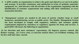 Concept of Quality Management | PPTX