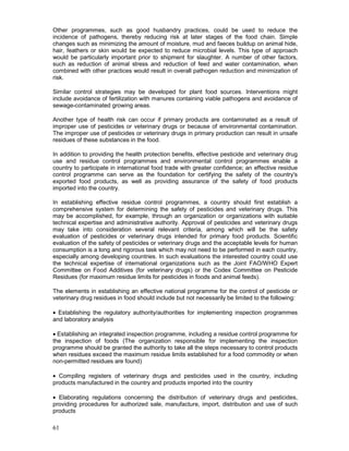 Food quality and safety systems a training manual on | PDF
