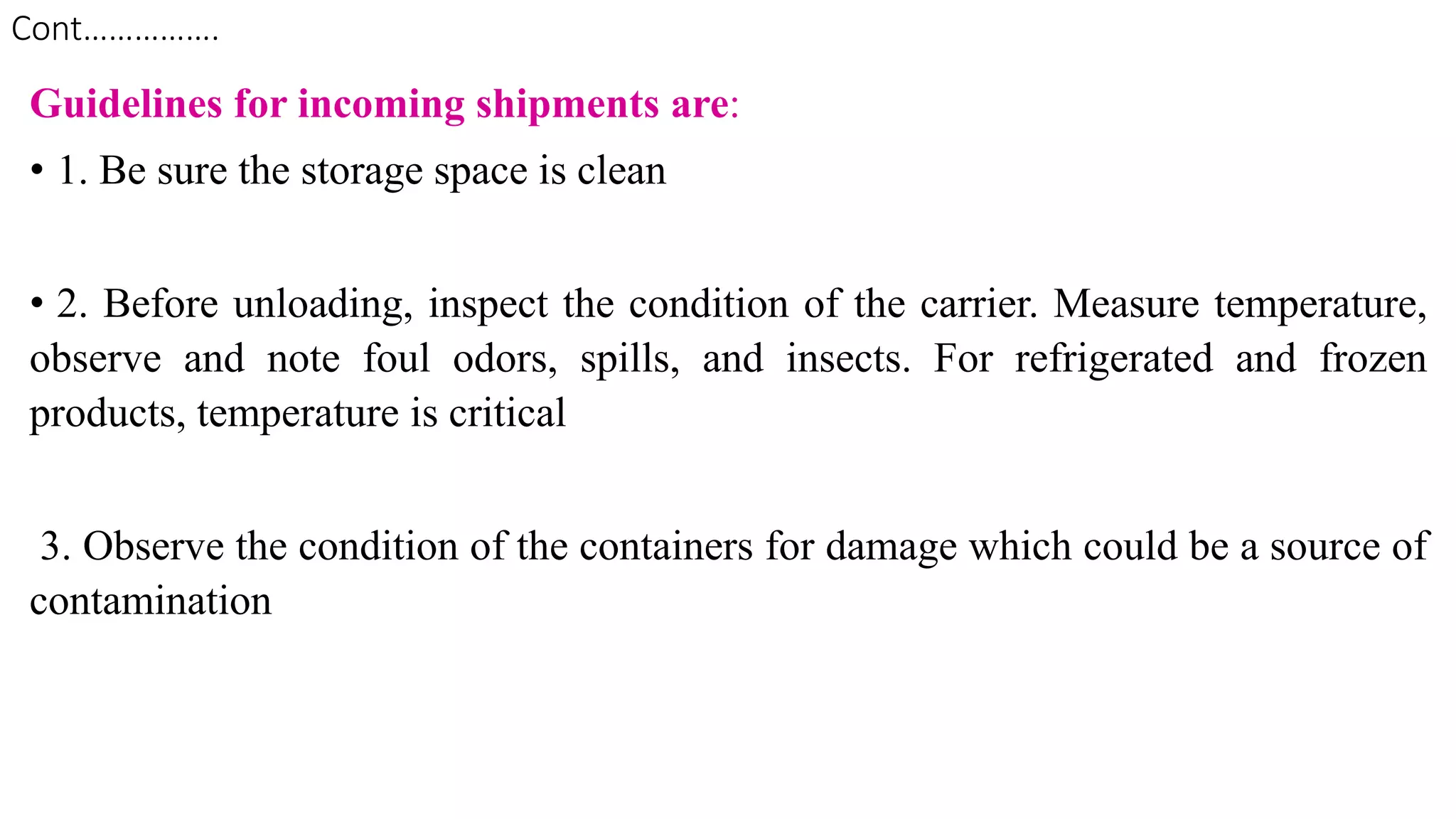 FOOD QUALITY CONTROL | PPTX