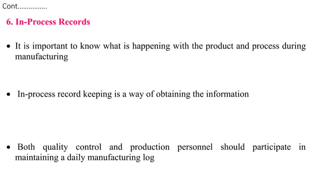 FOOD QUALITY CONTROL | PPTX | Food Industry | Industries