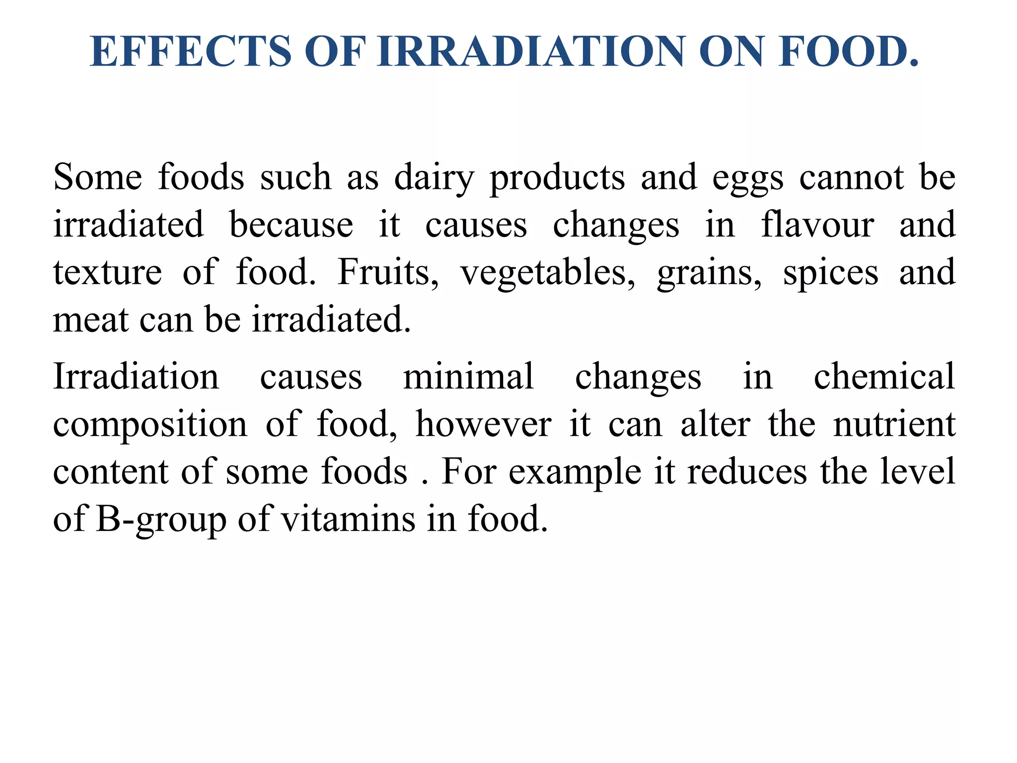 Food radiation | PPTX