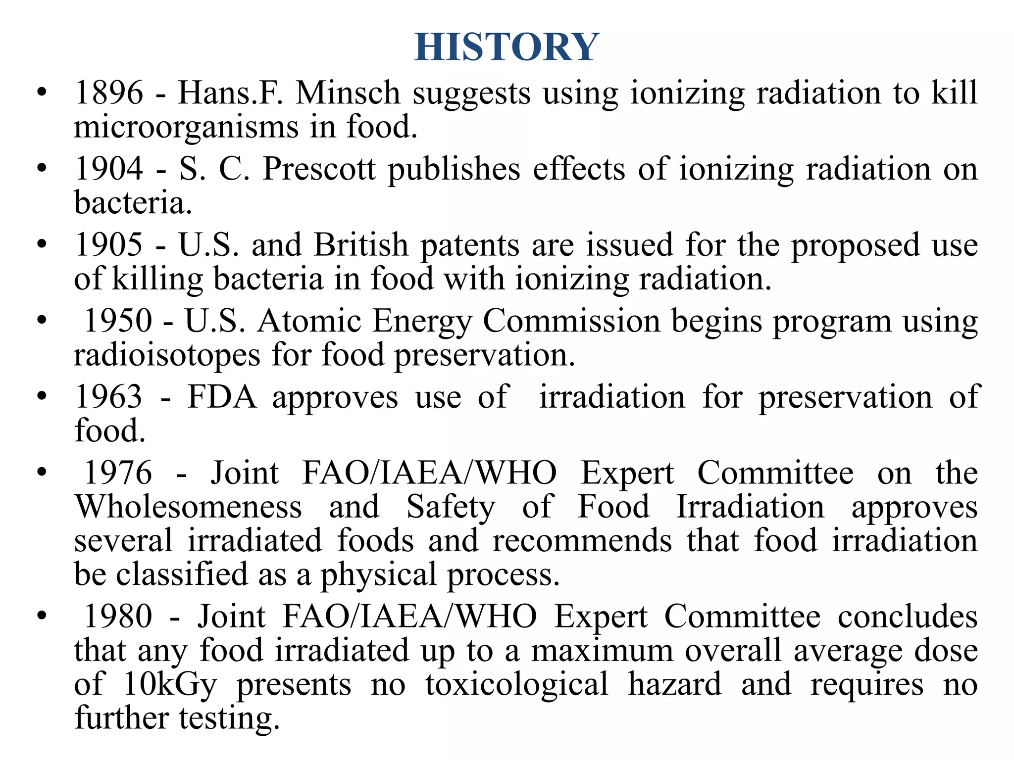Food radiation | PPTX