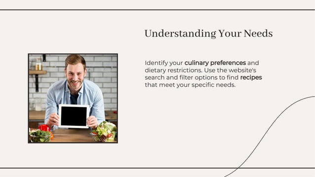 Food Recipes Project Presentation Report with multiple slides and easy ...