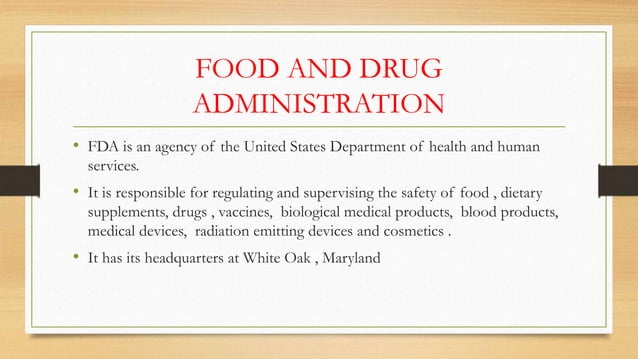 Food regulations | PPTX | Agriculture | Industries