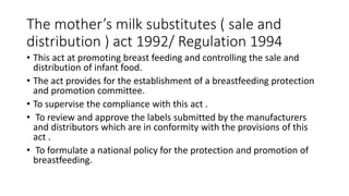 Food related act and legislations presentation | PPTX