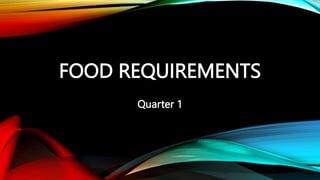 FOOD REQUIREMENTS.pptx