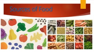 Optional : Environmental Education unit 2 - Topic - Food resources | PPTX