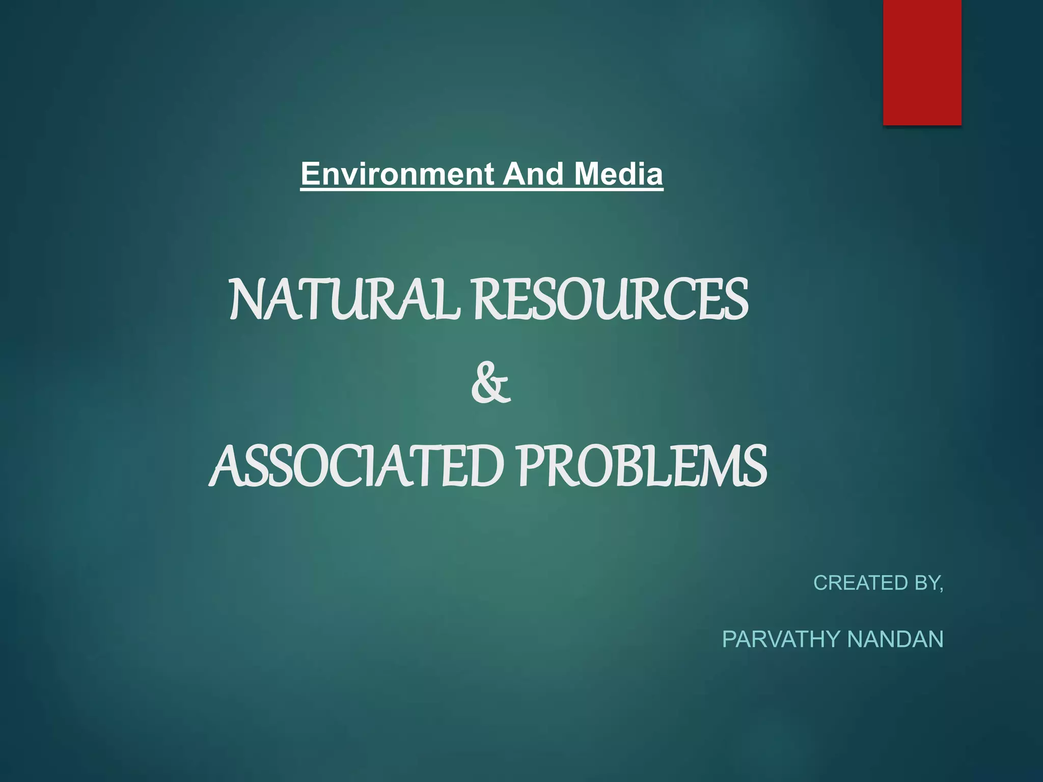 Natural Resources | PPTX | Agriculture | Industries
