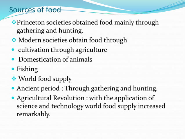 Food Resources (Environmental Science) | PPTX