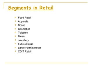 Food Retail In India 30 Aug | PPT