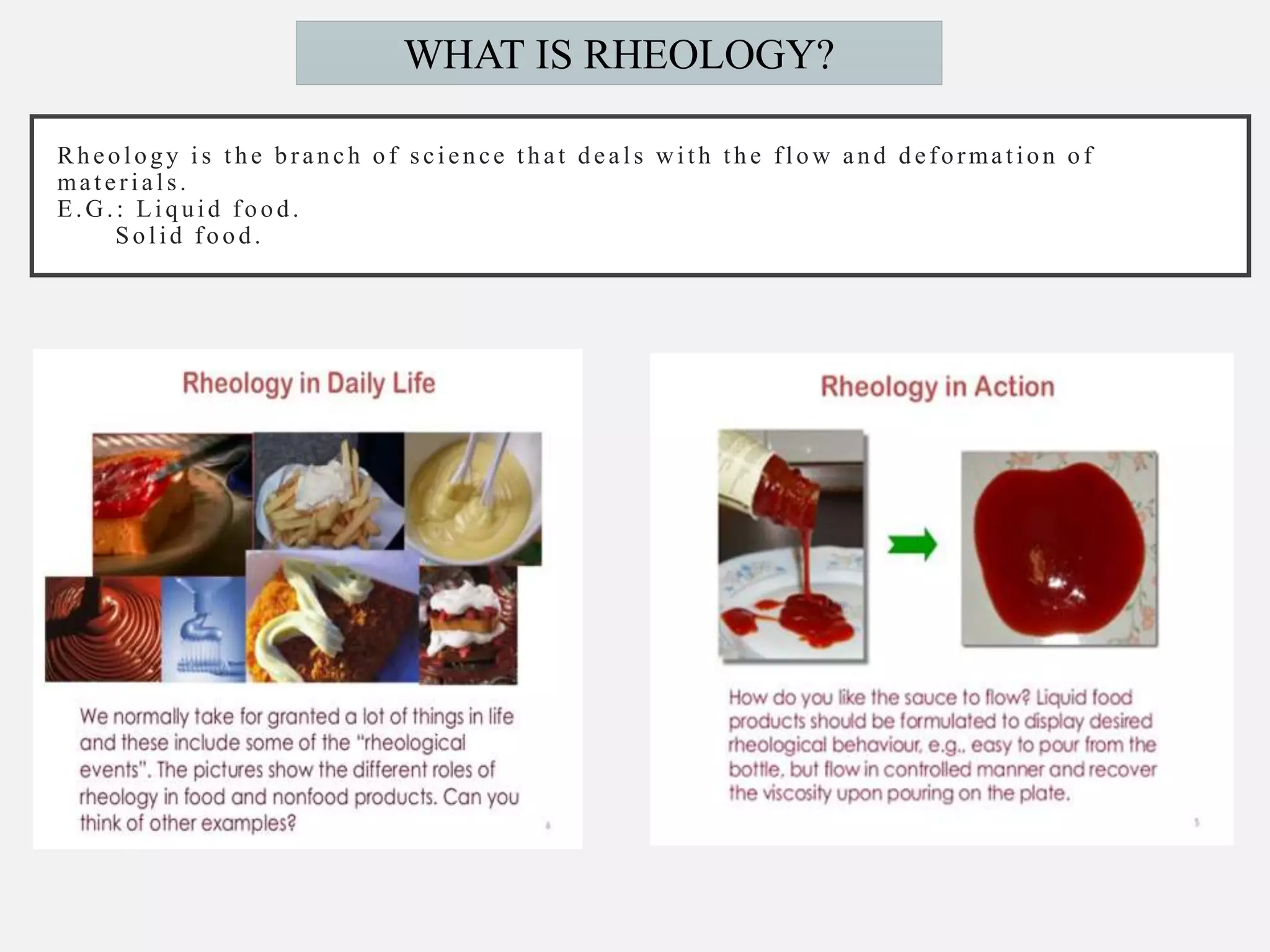 Food rheology | PPTX