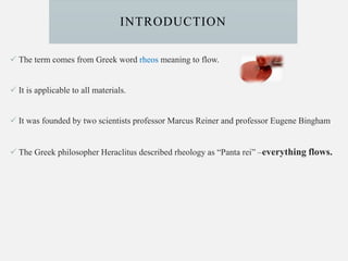 Food rheology | PPTX