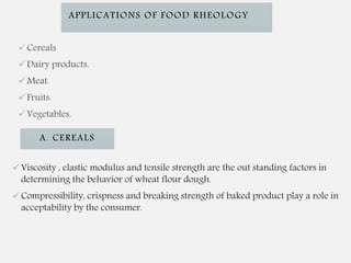 Food rheology | PPTX