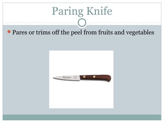 Foods 2 knife skills ppt(1) | PPT