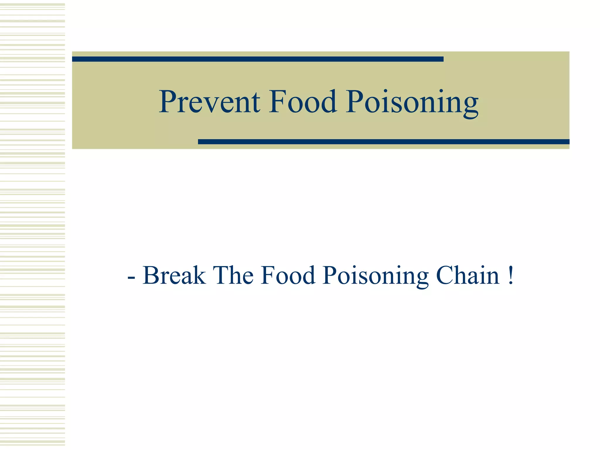 Food safety a introduction | PPT