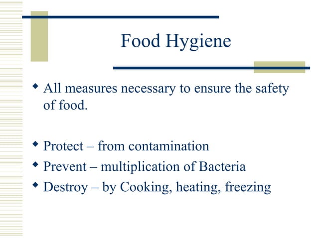 Food safety a introduction | PPT | Infectious Diseases | Diseases and ...