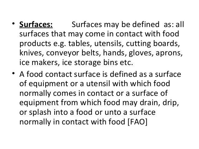 FOOD SAFETY... A BRIEF REVIEW
