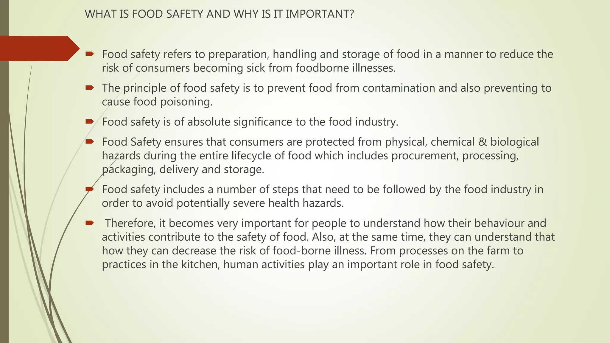 Food safety | PPTX