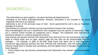 Food safety ( Basic steps in detection of food borne pathogens ) | PPTX