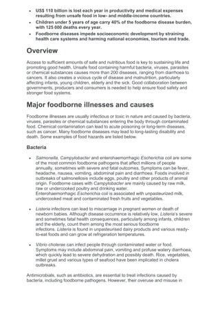 Food safety and security role in the nutrition | DOCX