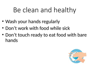Food and Kitchen Safety for special needs | PPTX