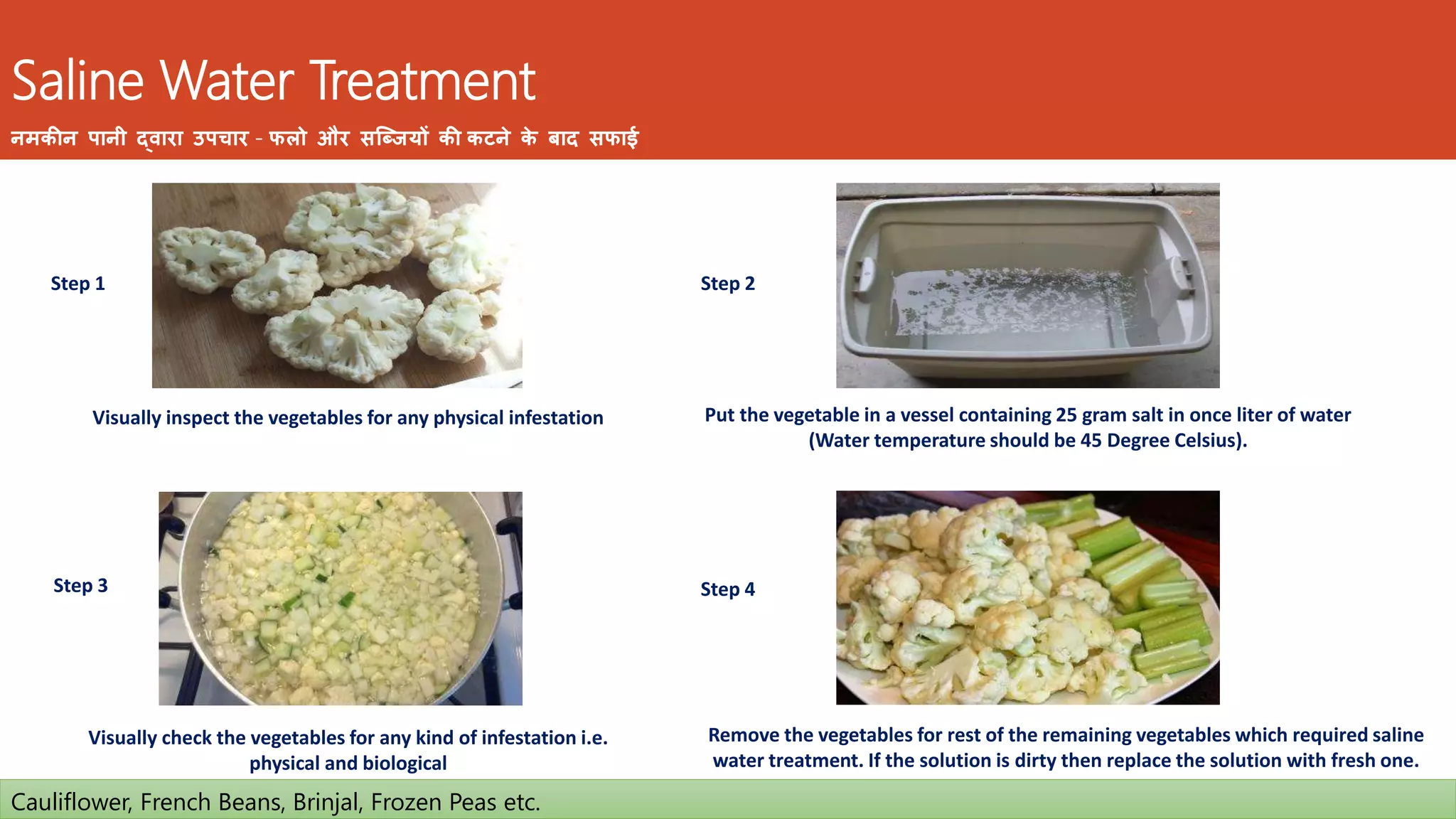 Food Safety Practices - Cleaning & sanitization fruits, vegetables ...
