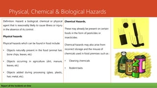 Food Safety Practices - Food hazards & control measures | PPTX