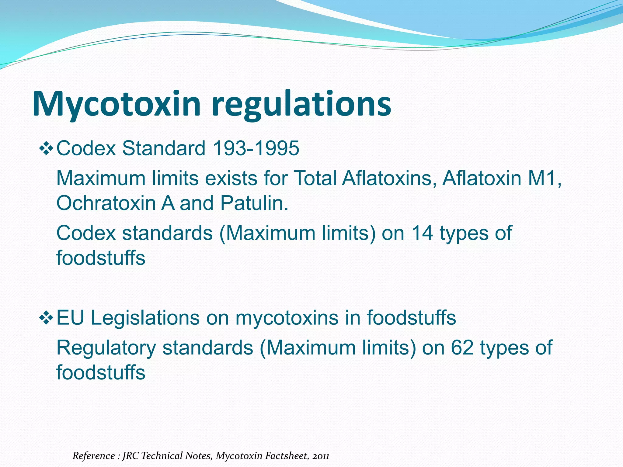 Food Safety - Mycotoxins in Foods | PDF