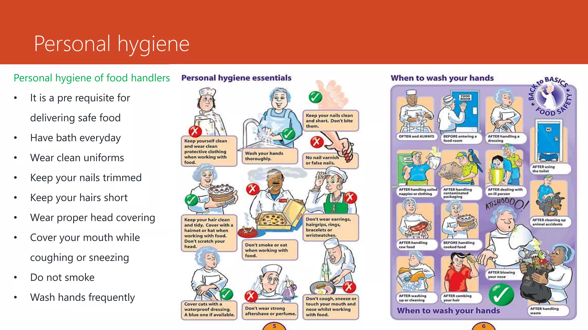 Food Safety Practices - Personal hygiene | PPTX