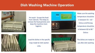 Food Safety Practices - Pot wash & dish wash procedure | PPTX