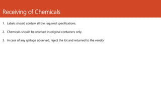 Food Safety Practices - Receiving of perishable, provisional ...