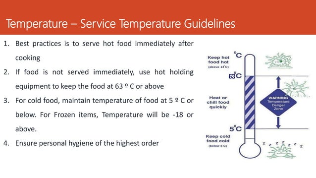 Food Safety Practices - Temperature Monitoring | PPTX | Cooking | Food ...