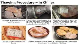 Food Safety Practices - Thawing | PPTX