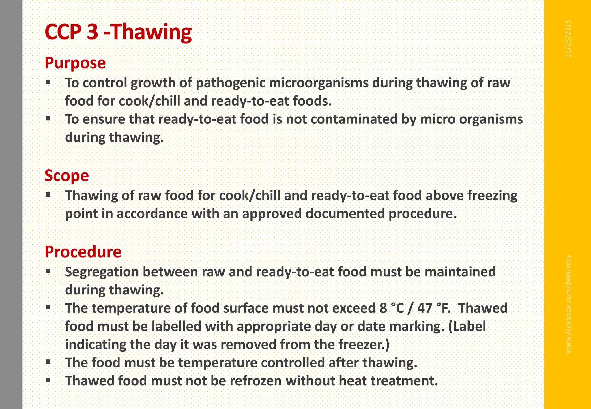 Critical Control Point (CCP): https://www.facebook.com/delhindra/ | PDF