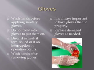 Personal Hygiene-Food Safety | PPTX