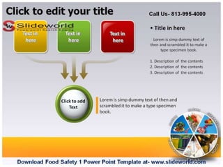 Food Safety Powerpoint Template