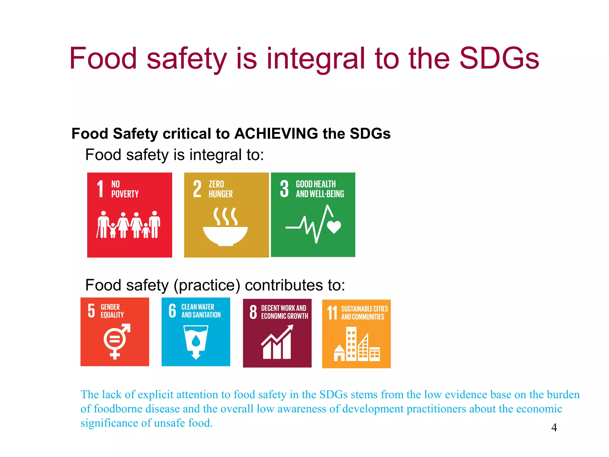 Sustained food safety action for improved nutrition and health of ...