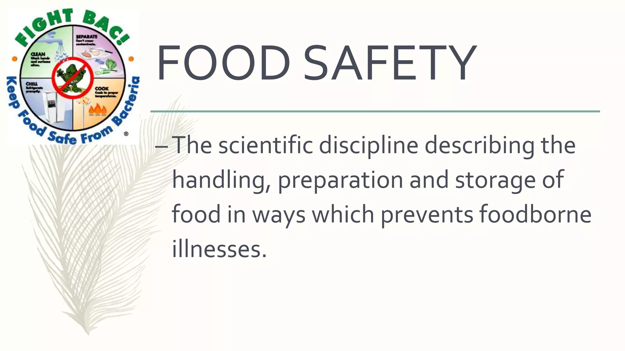Food safety and foodborne diseases Grade 4 MAPEH | PPTX